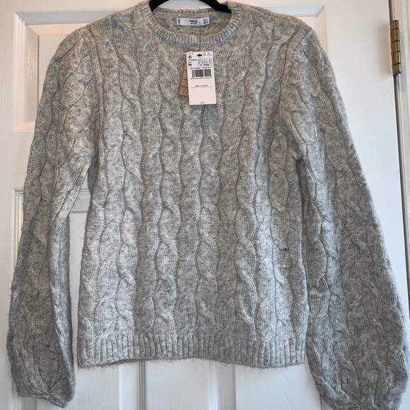 Mango | Tops | Mango Gray Sweater Nwt | Poshmark